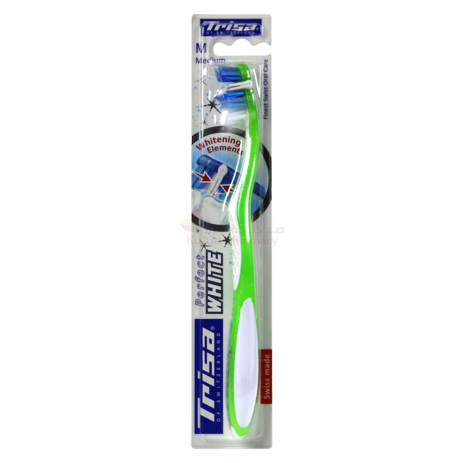 Trisa Perfect White Medium Toothbrush 1 PC | Kulud Pharmacy