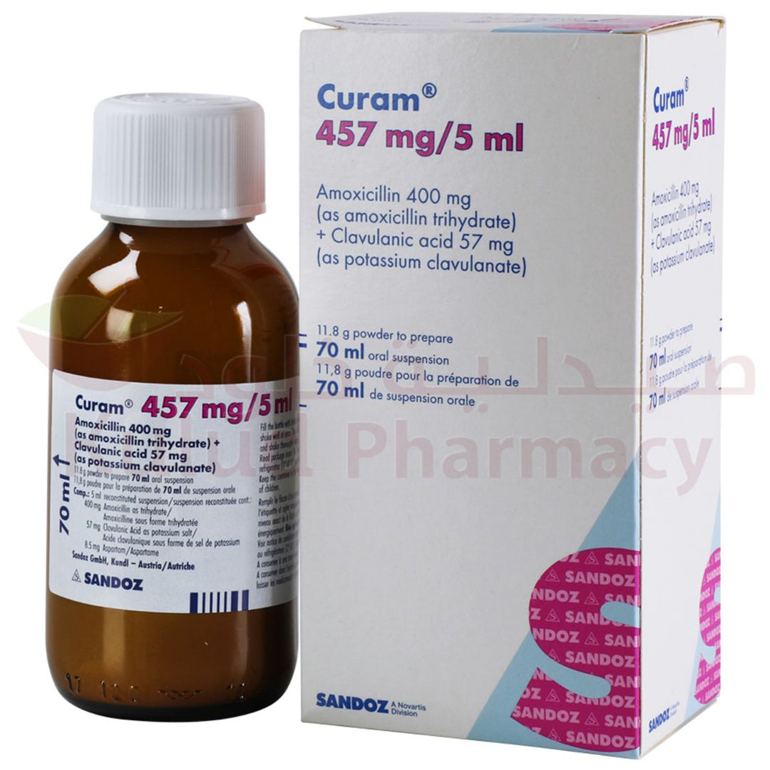 Curam Suspension 457 Mg 70 ML | Kulud Pharmacy
