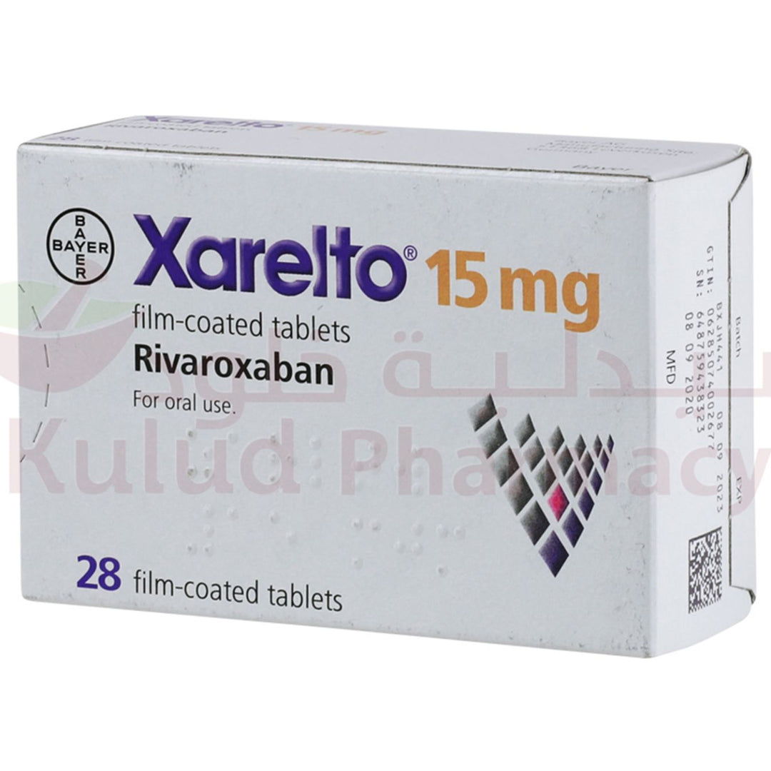 Buy Xarelto Tablet 15 Mg 28 PC Online – Kulud Pharmacy