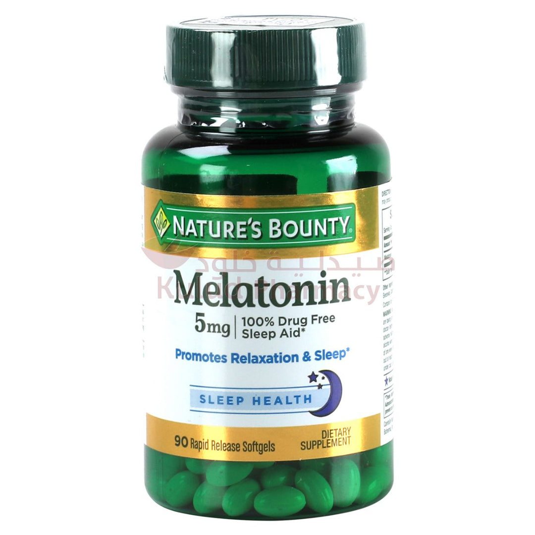 Natures Bounty Melatonin Tablet 5 Mg 90 PC | Kulud Pharmacy