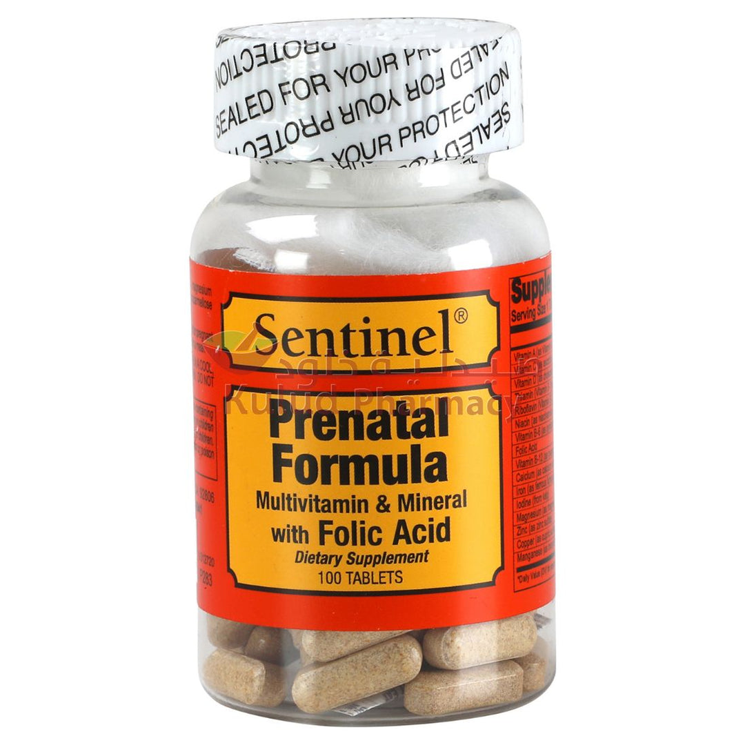 Sentinel Prenatal Formula Tablet 100 PC | Kulud Pharmacy