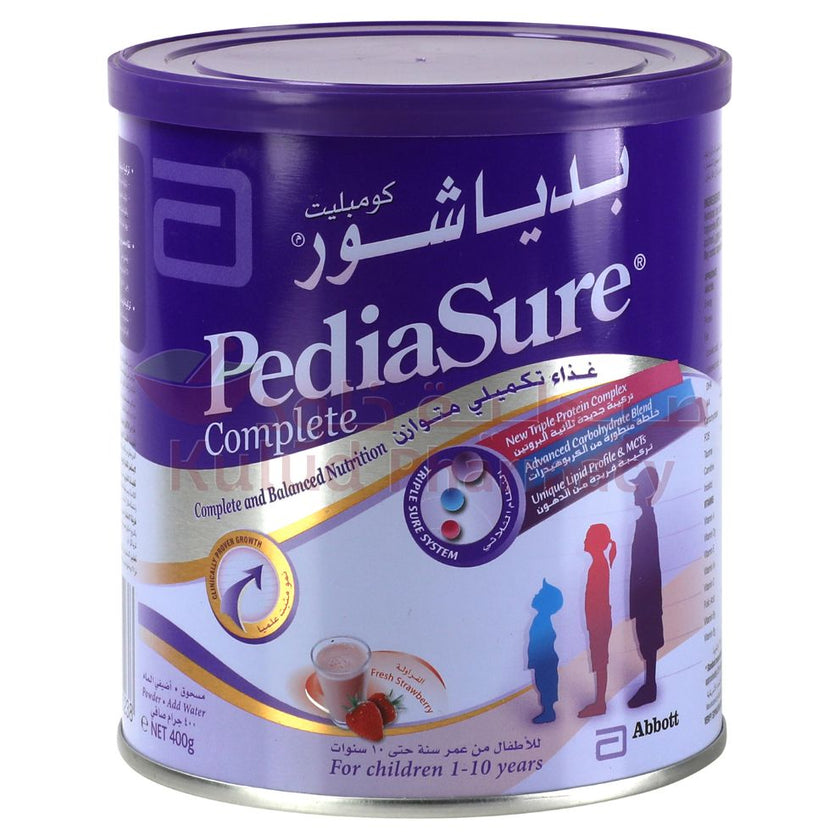 Pediasure Complete Strawberry Milk Formula 400 GM | Kulud Pharmacy