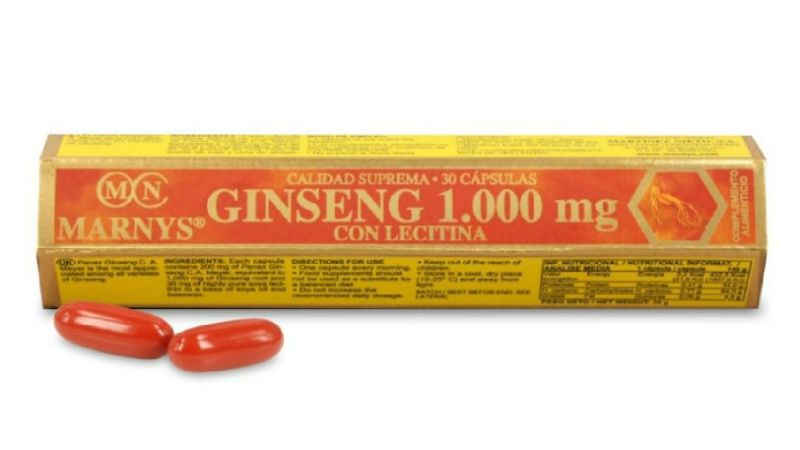 Buy Marnys Ginseng Lecithin Soft Gelattin Capsule 1000 Mg 30 PC Online ...