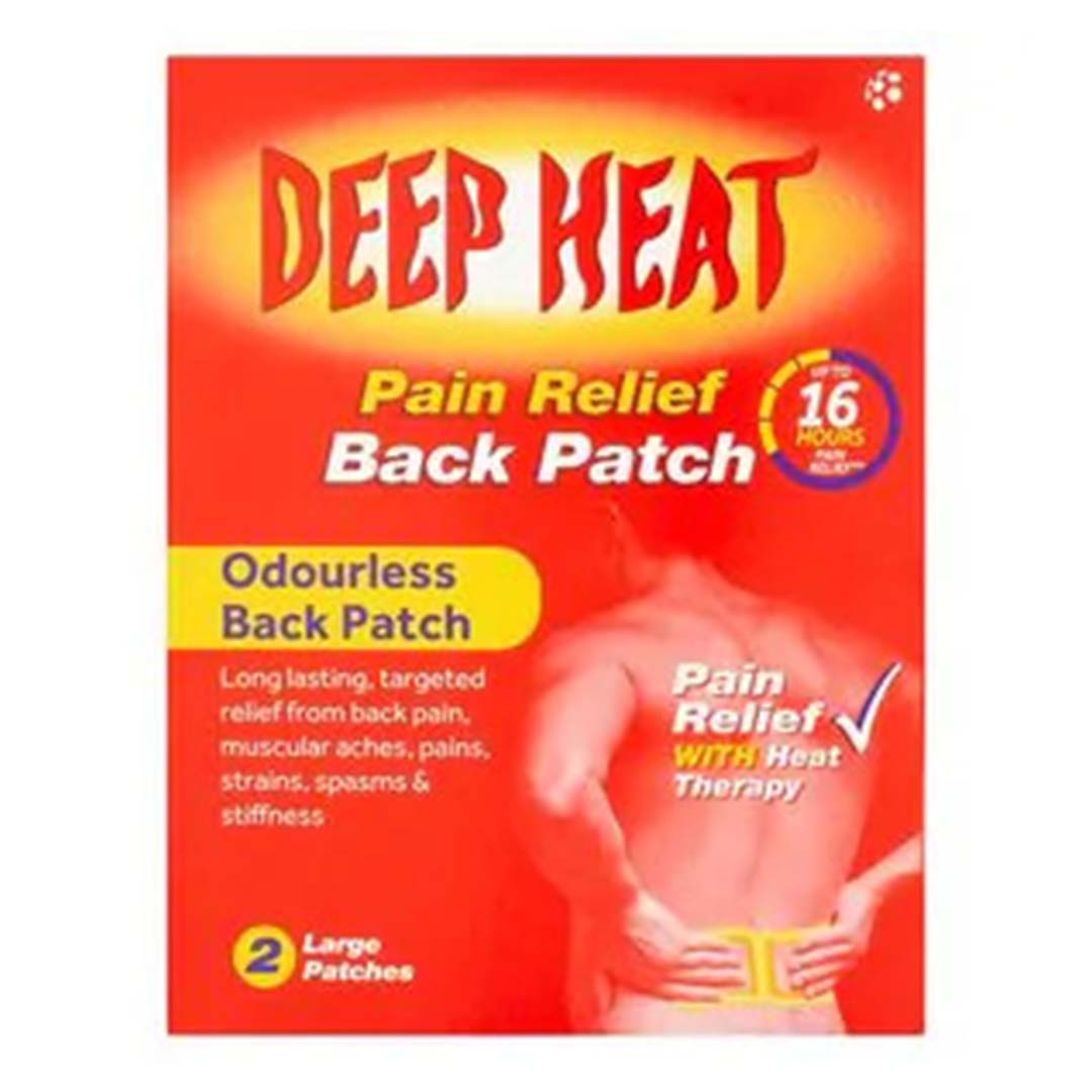 Deep Heat Back Patch Large 2PC | Kulud Pharmacy