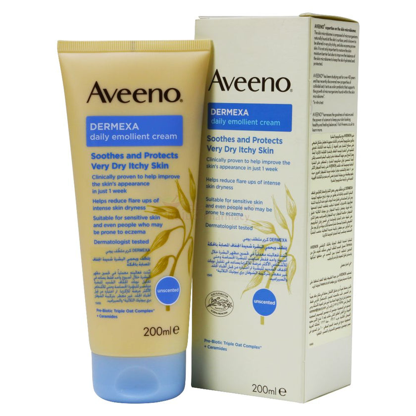 Aveeno Dermexa Soothing Emollient Cream 200 ML | Kulud Pharmacy