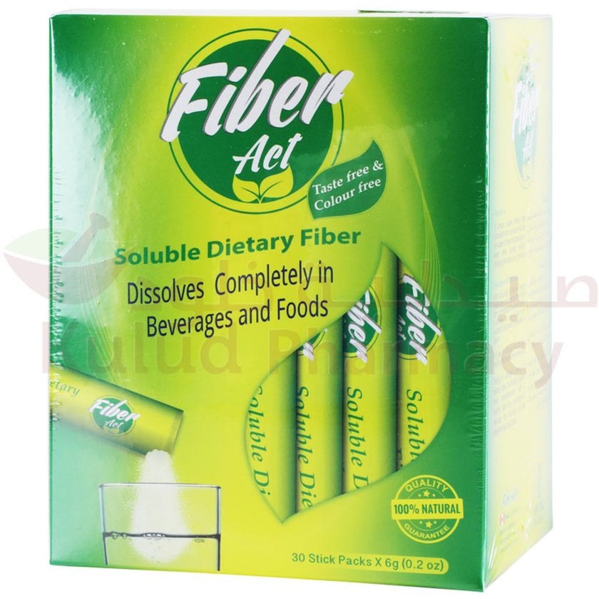 Fiber Act Powder 30X6Gm Sachets 30 PC | Kulud Pharmacy