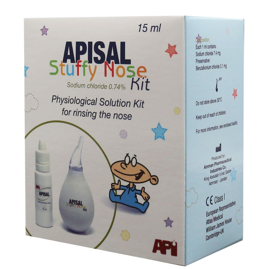 Apisal Stuffy Nasal Drops 15 ML | Kulud Pharmacy