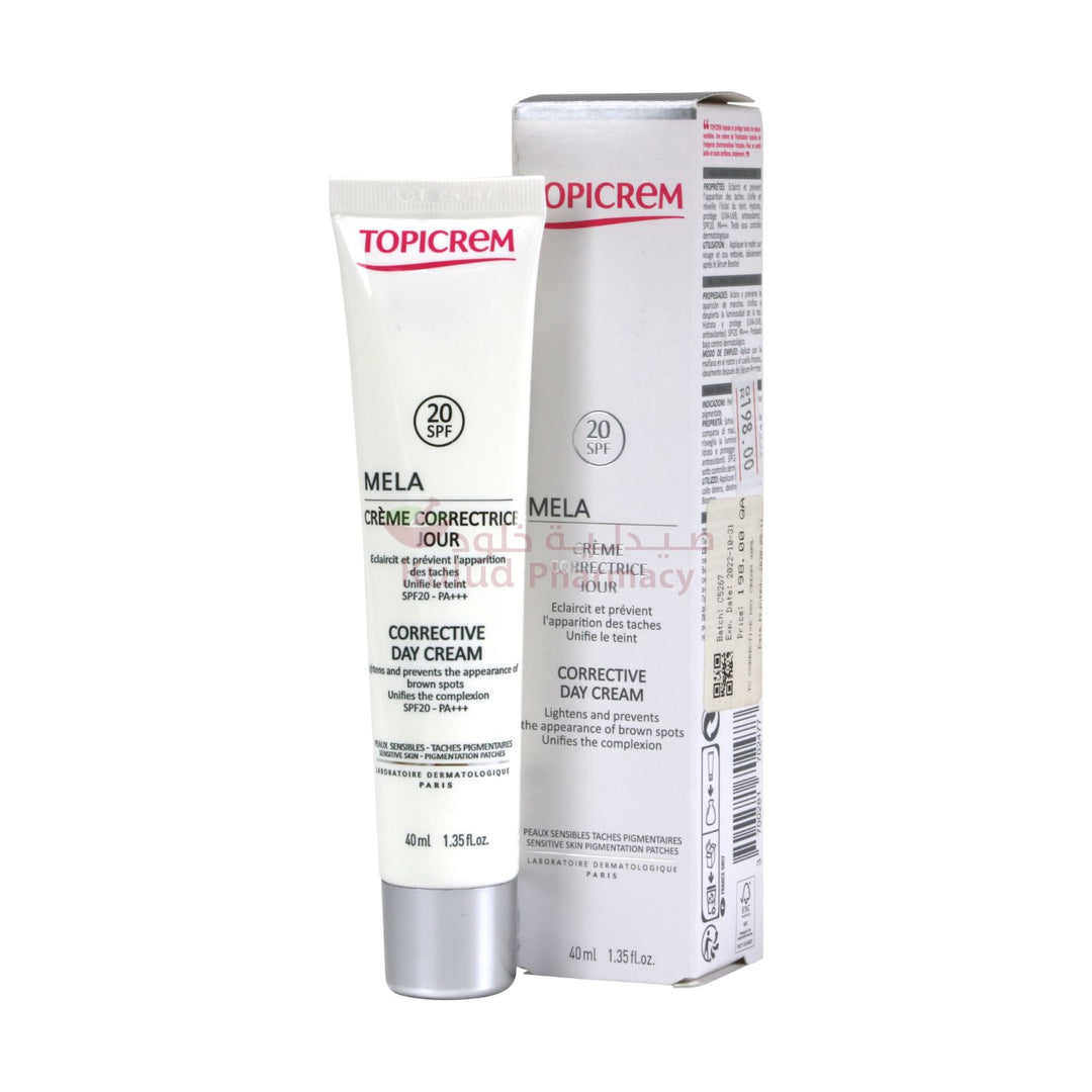 Topicrem Mela Corrective Day Spf+20 Face Cream 40 ML | Kulud Pharmacy