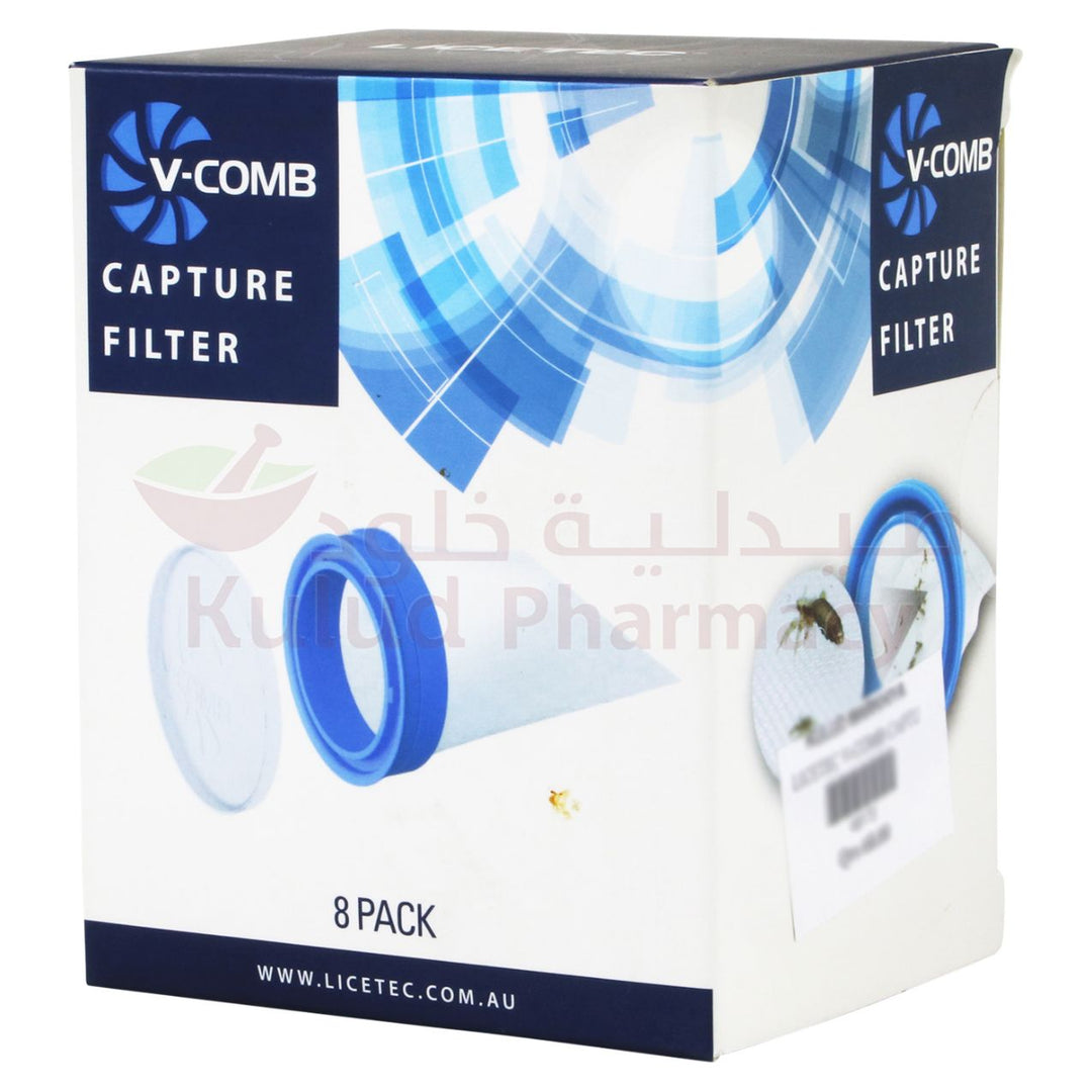 Licetec V Comb Filters Spare 8 PC | Kulud Pharmacy