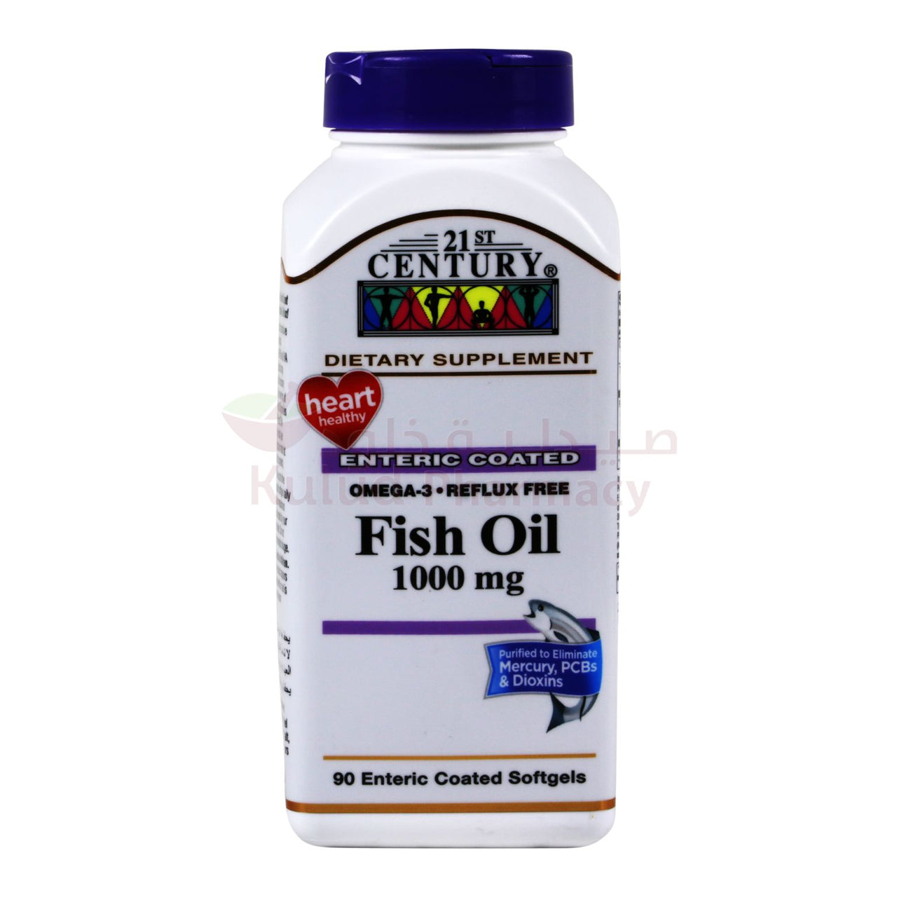 21St Century Fish Oil Soft Gelattin Capsule 1000 Mg 90 PC | Kulud Pharmacy