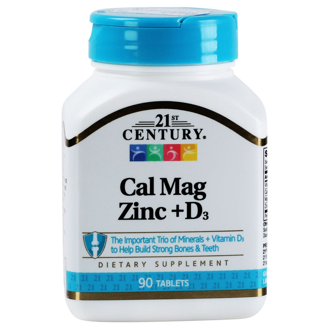 21St Century Cal Mag Zinc+D Tablet 90 PC | Kulud Pharmacy