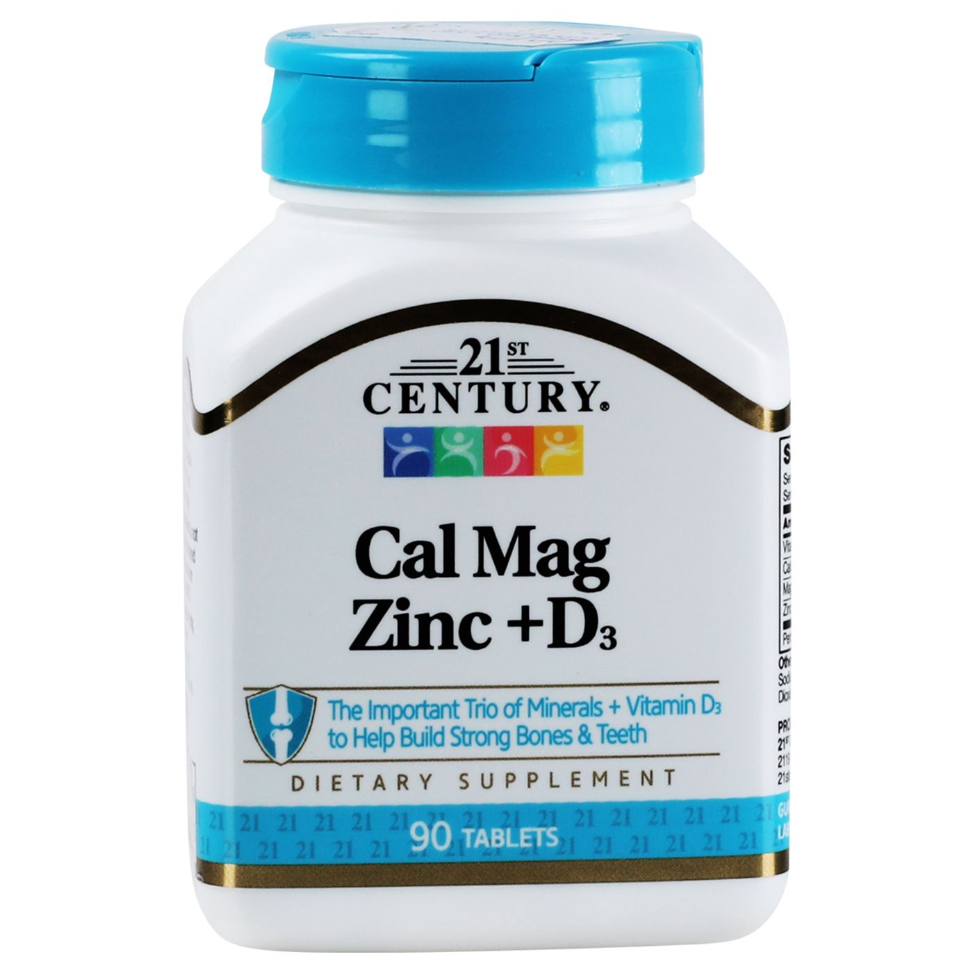 21St Century Cal Mag Zinc+D Tablet 90 PC | Kulud Pharmacy