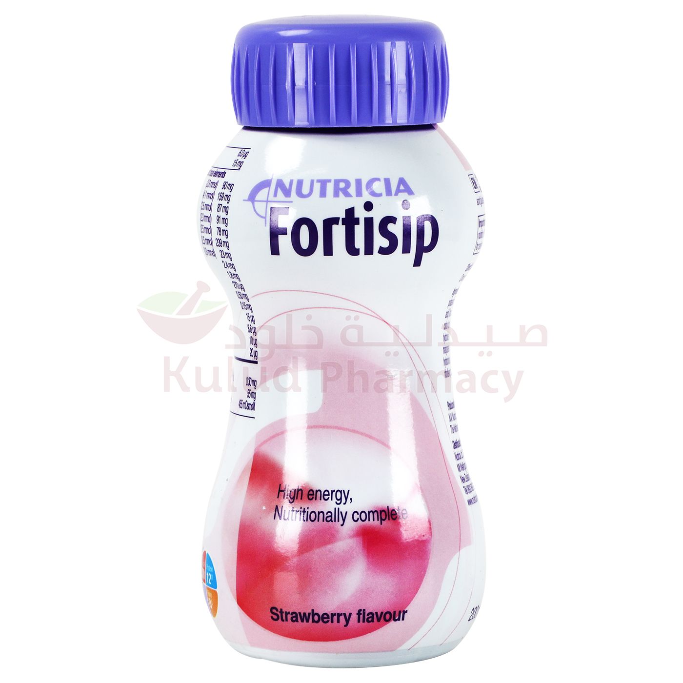 Fortisip Strawberry Liquid 200Gm Milk Formula 200 ML | Kulud Pharmacy