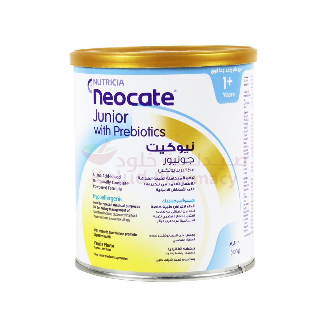 Neocate Junior Vanilla Flavour Milk Formula 400 GM | Kulud Pharmacy