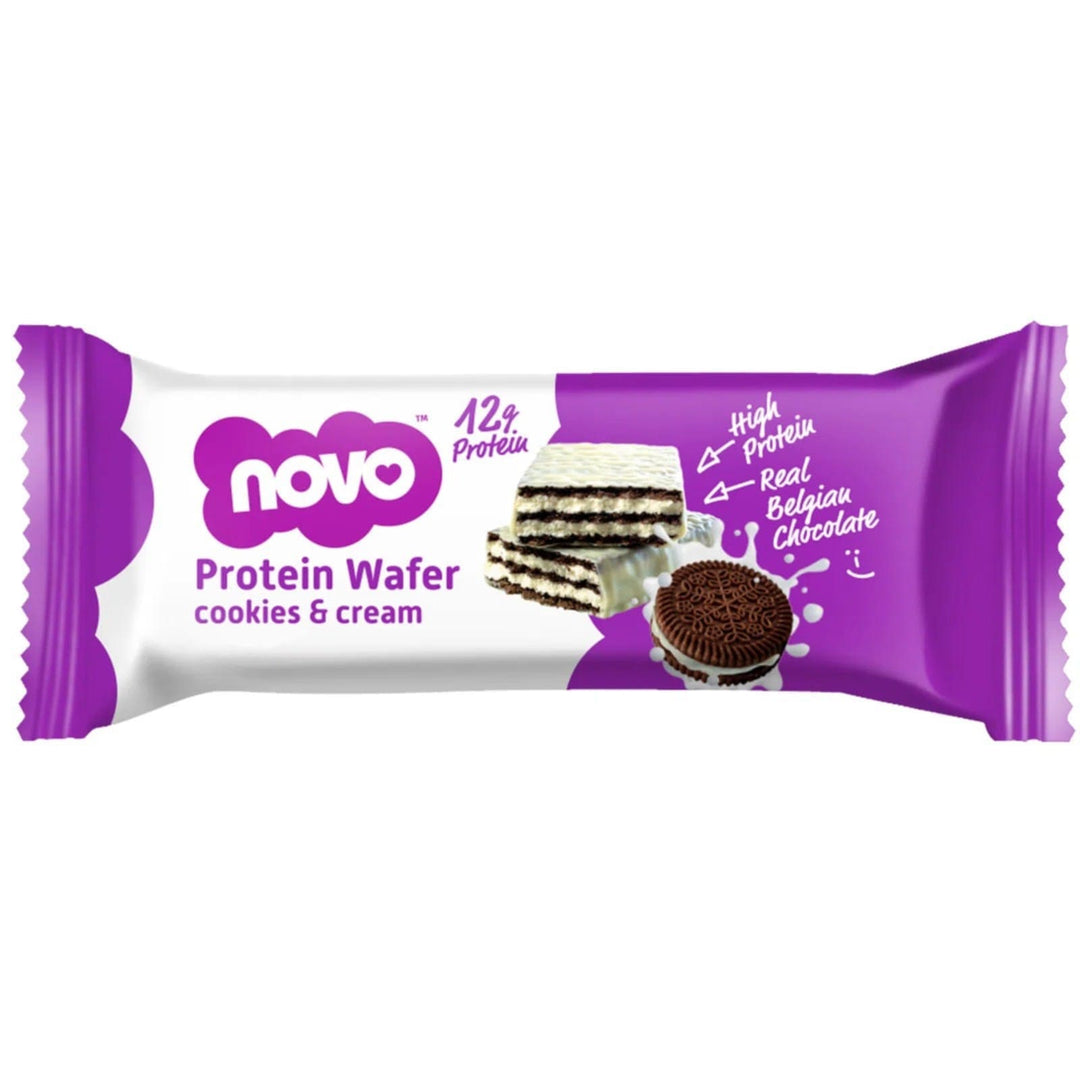 Novo protein Wafer Bar - Cookies & Cream 38g | Kulud Pharmacy