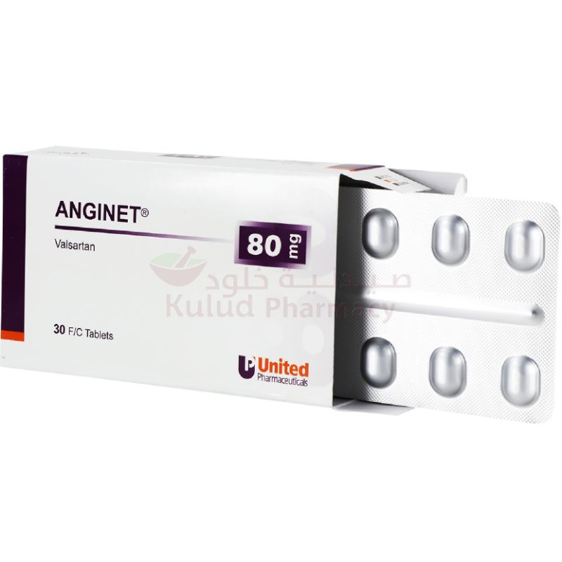 Anginet Tablet 80 Mg 30 PC | Kulud Pharmacy