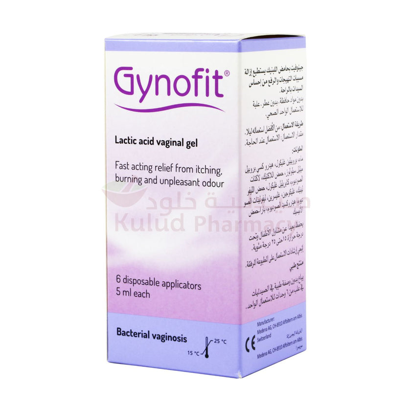 Gynofit Lactic Acid Vaginal Gel 6 PC | Kulud Pharmacy