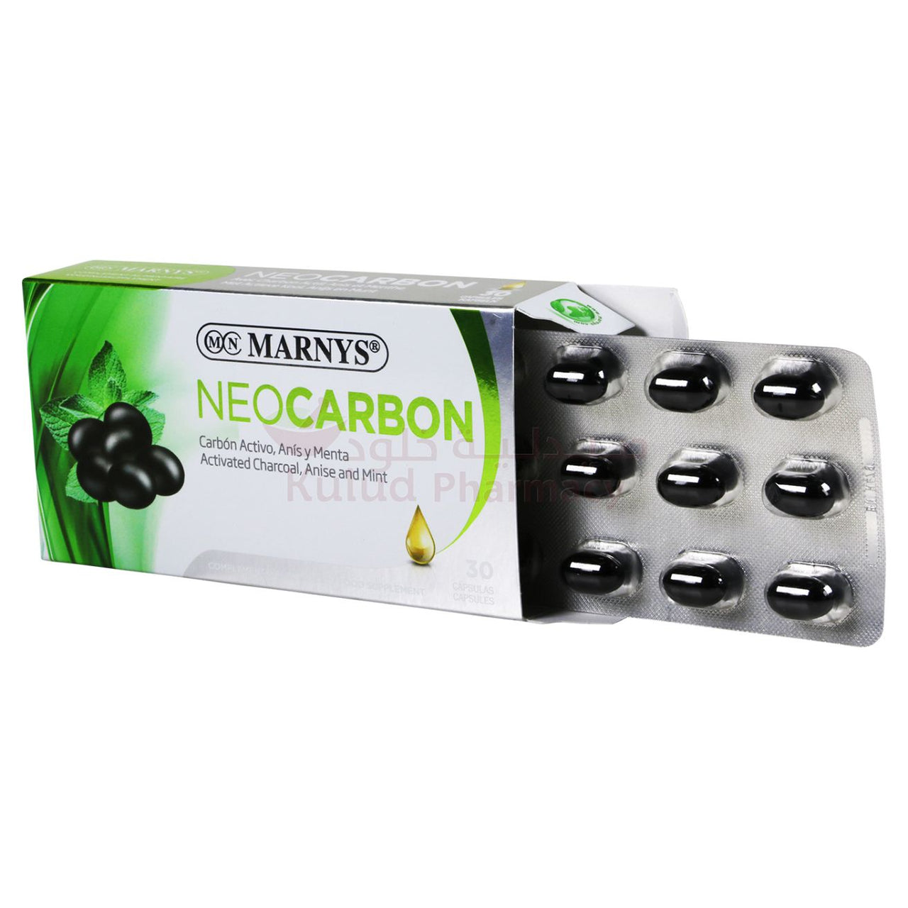 Marnys Neocarbon Capsule 30 PC – Kulud Pharmacy
