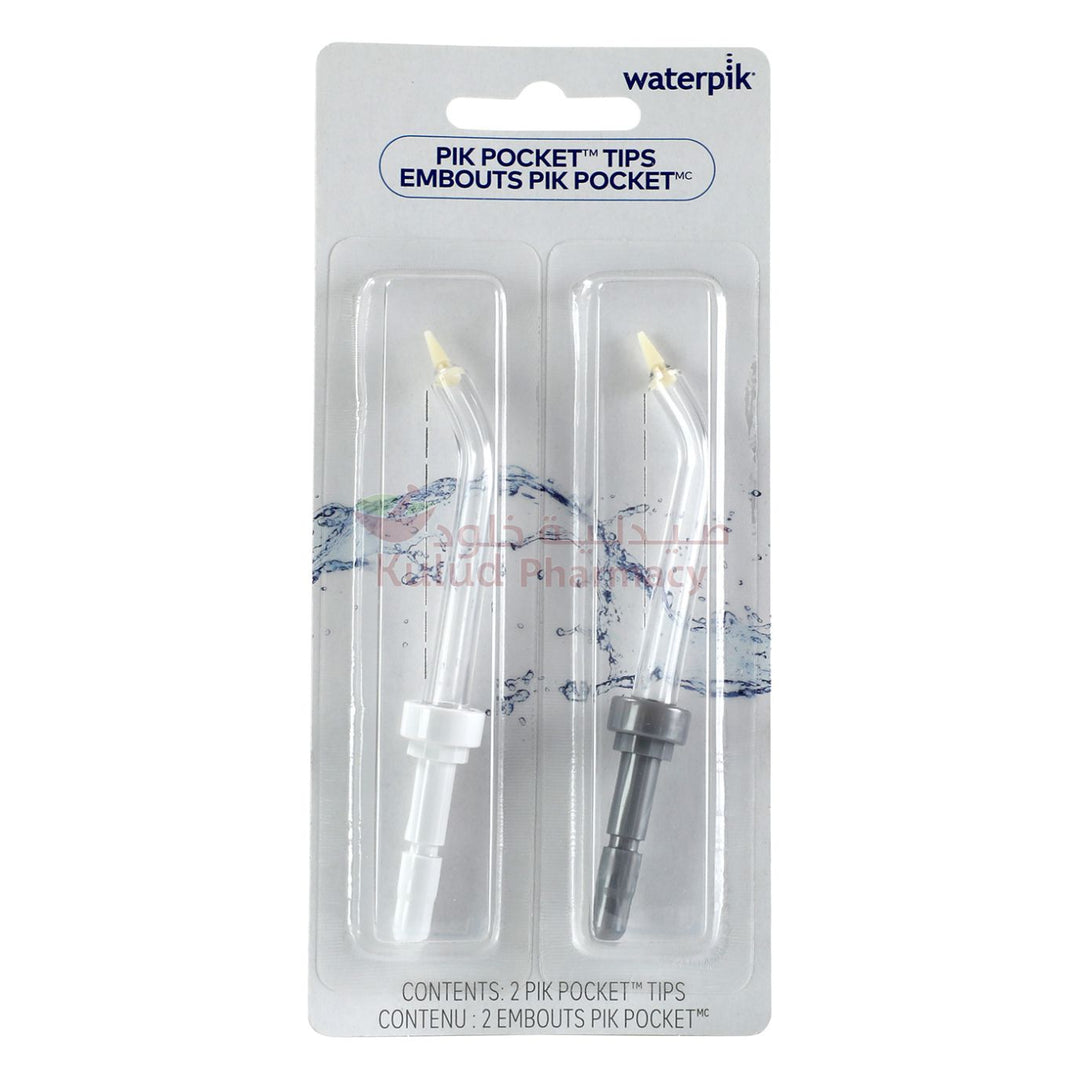 Waterpik Pik Pocket Tips Spare 2 PC | Kulud Pharmacy