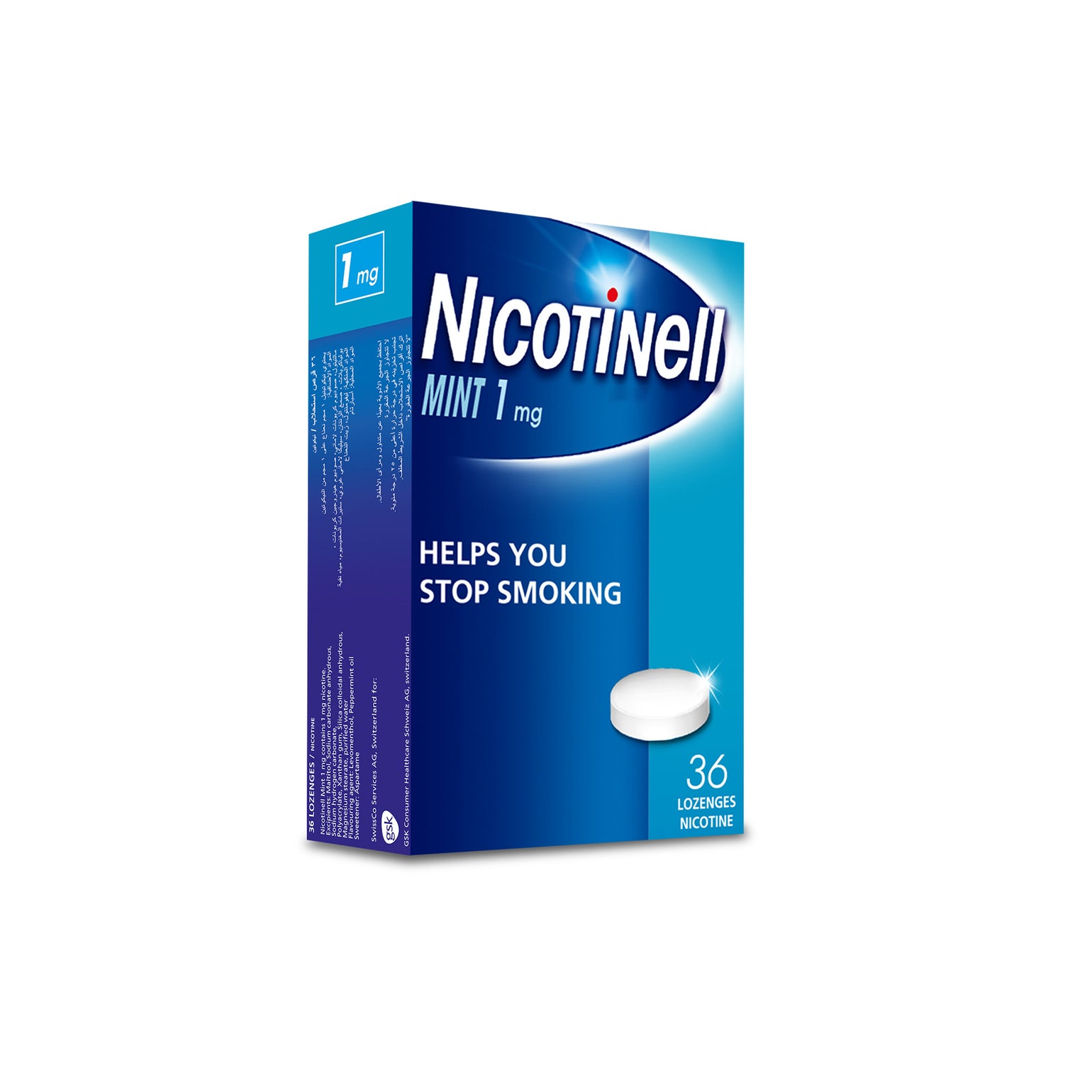 Nicotinell Mint Lozenges 1 Mg 36 PC | Kulud Pharmacy