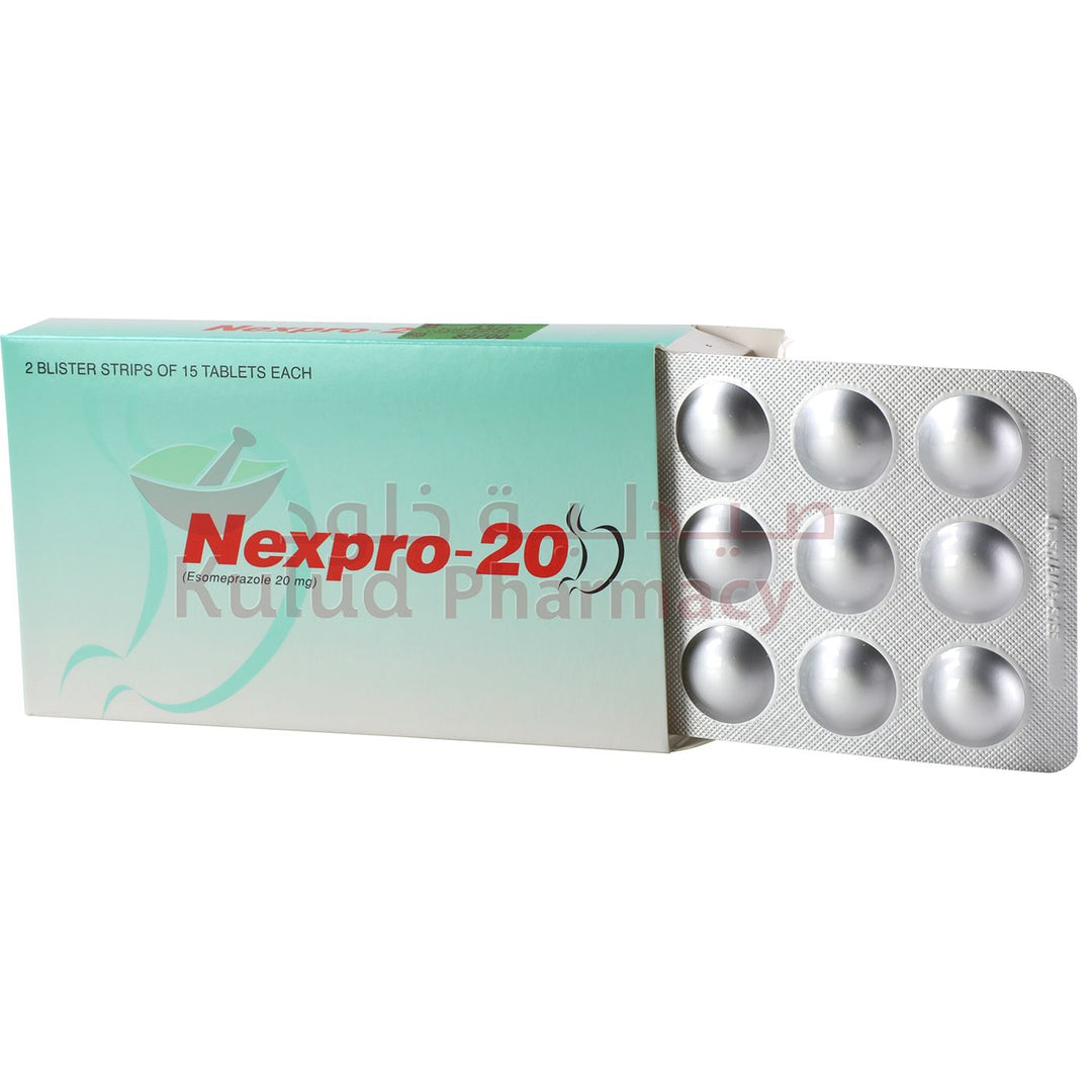 Nexpro Gastro-Resistant Tablet 20 Mg 30 PC | Kulud Pharmacy