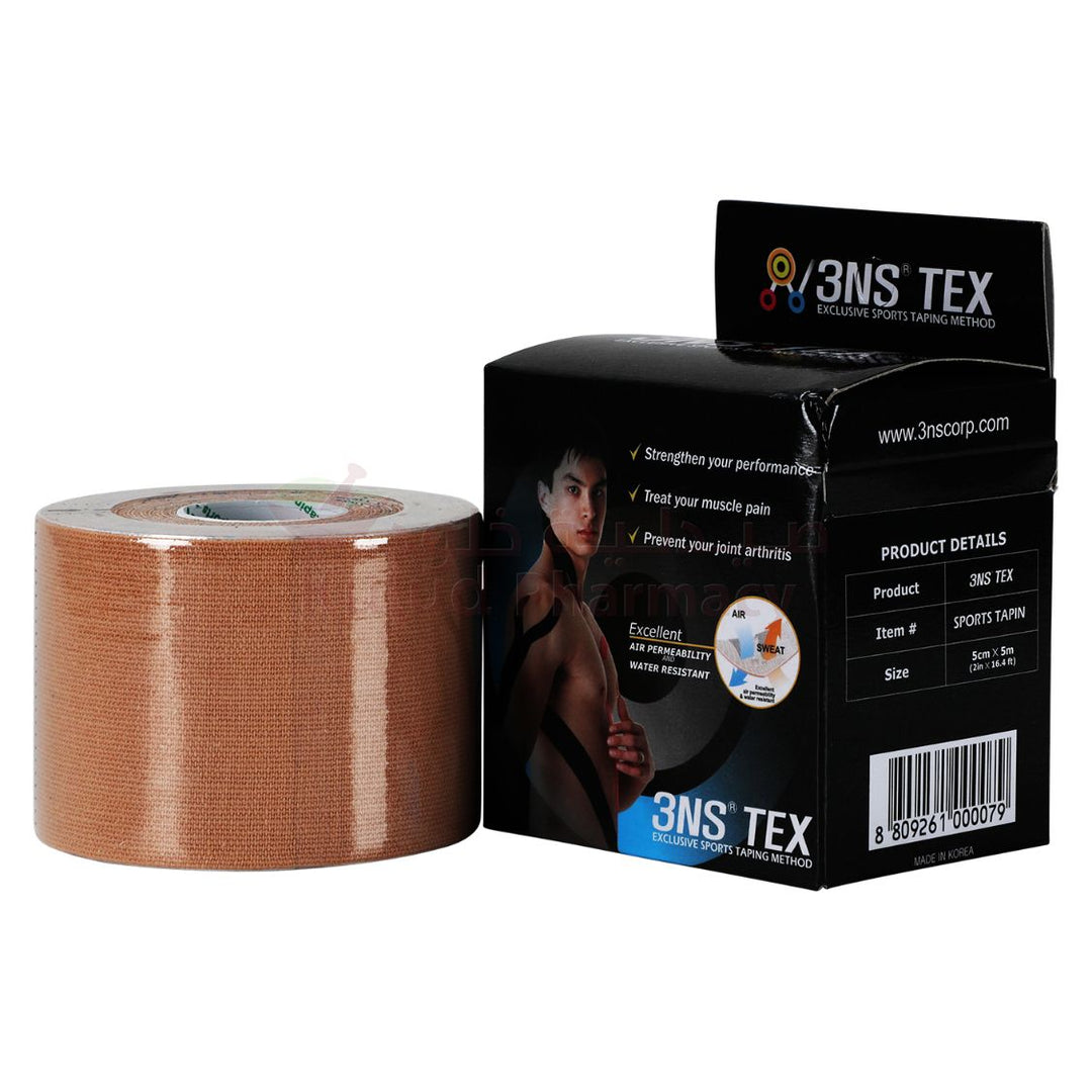 Tex Kinesio Muscles Roll Beige Tape 1 PC – Kulud Pharmacy