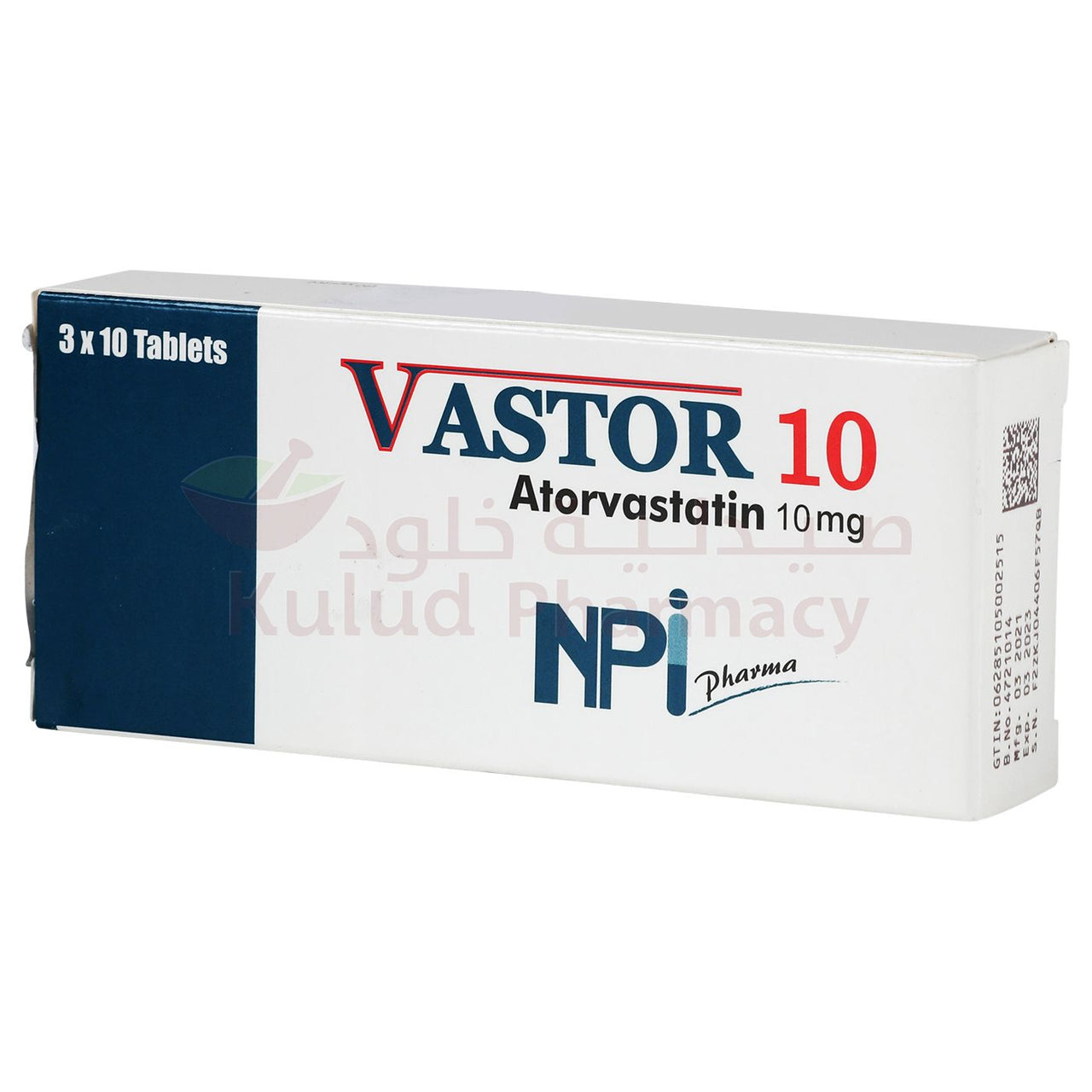 Vastor 10Mg Tab 30'S Tablet 30 PC | Kulud Pharmacy