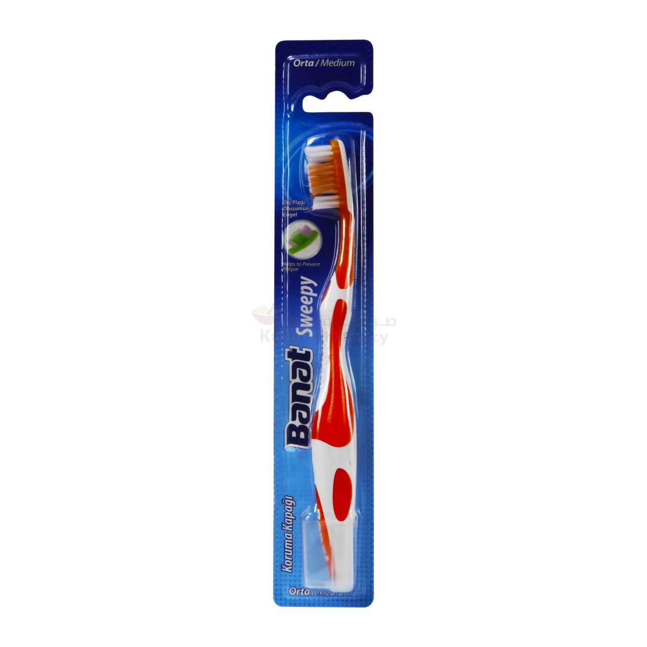 Banat Sweepy Medium Toothbrush 1 PC – Kulud Pharmacy