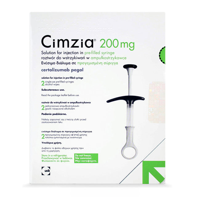 Cimzia 200Mg/1Ml S.C Injection Soln 2`S | Kulud Pharmacy