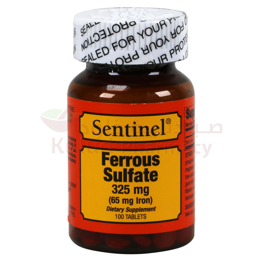 Sentinel Ferrous Sulfate Tablet 325 Mg 100 Tab | Kulud Pharmacy