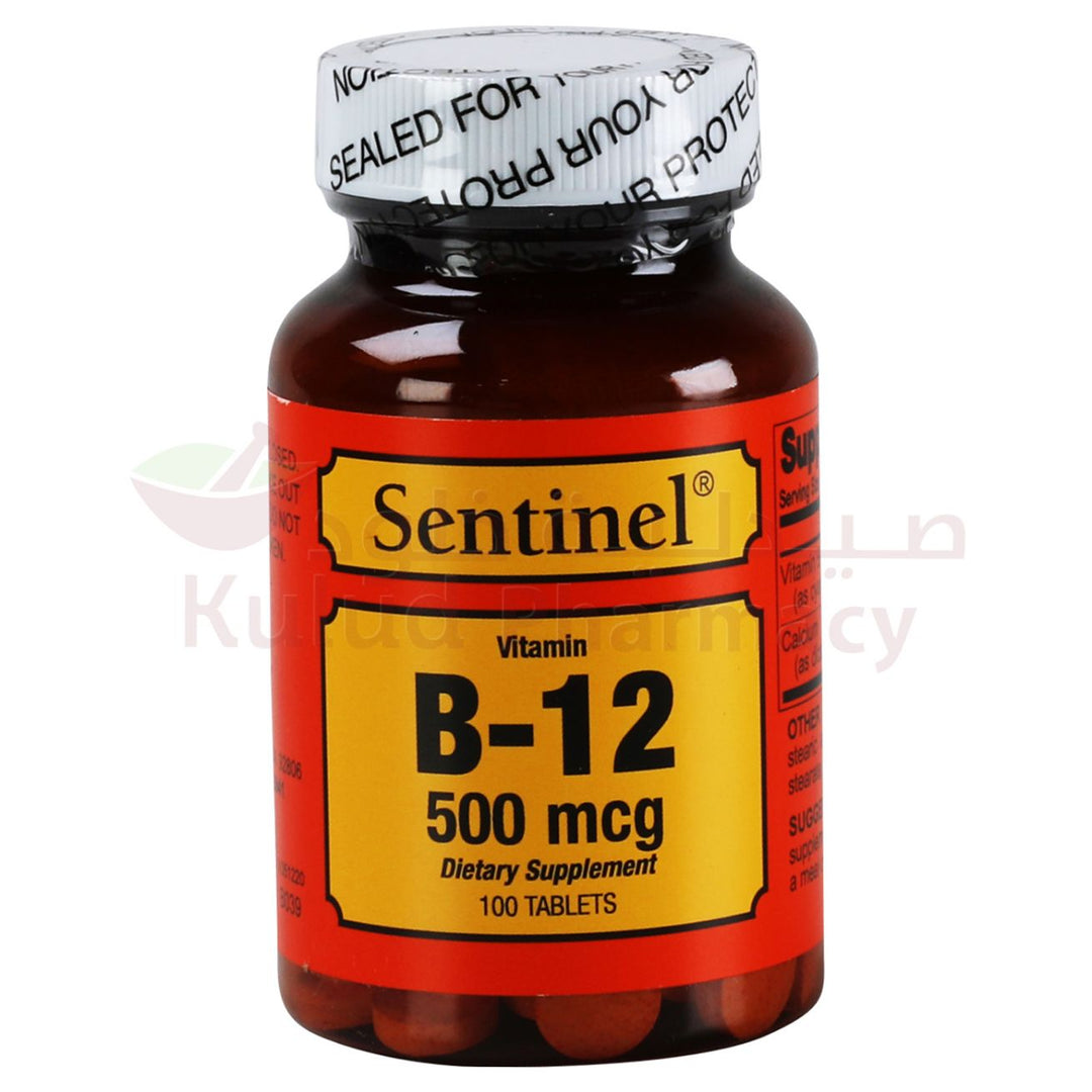 Sentinel B12 Tablet 500 Mcg 100 Tab | Kulud Pharmacy