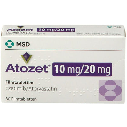 Atozet Tablet 10/20 Mg 30 PC | Kulud Pharmacy