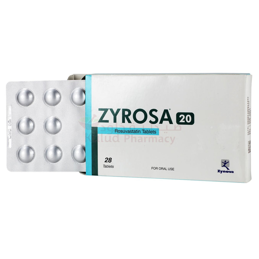 Zyrosa Tablet 20 Mg 28 PC | Kulud Pharmacy