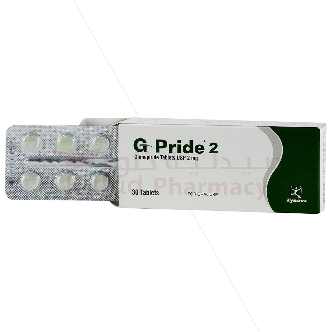G Pride Tablet 2 Mg 30 PC | Kulud Pharmacy