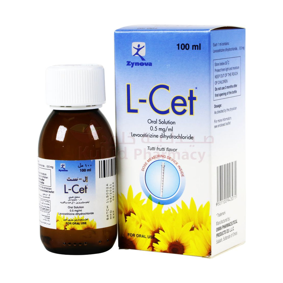 L Cet Solution 100 ML | Kulud Pharmacy