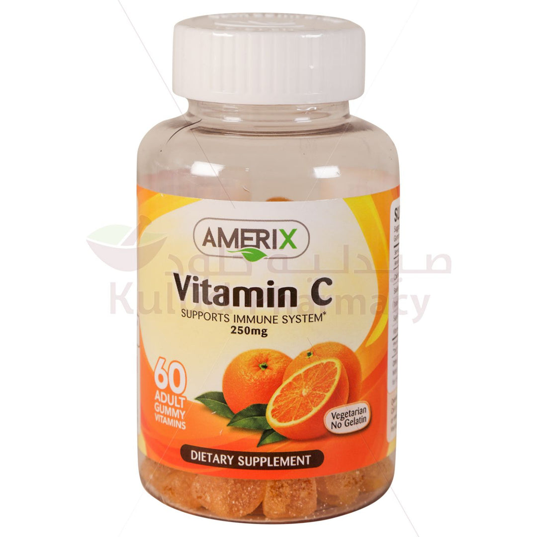 Amerix Vitamin C Chewing Gum 250 Mg 60 PC | Kulud Pharmacy