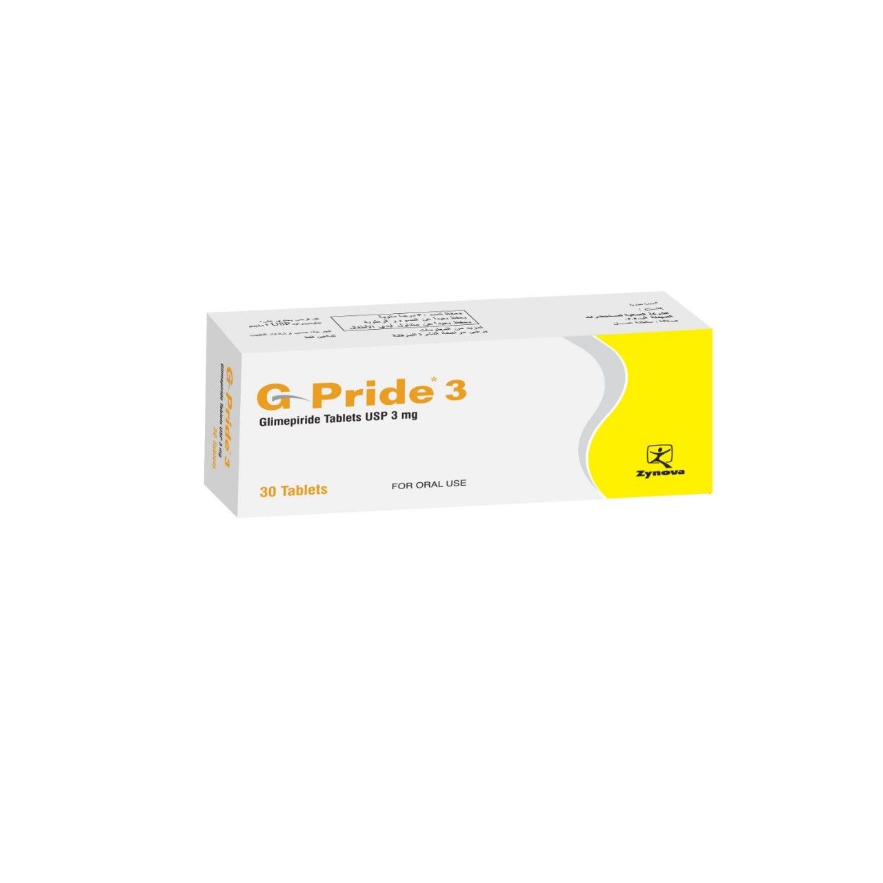 G Pride Tablet 3Mg 30 Tab | Kulud Pharmacy
