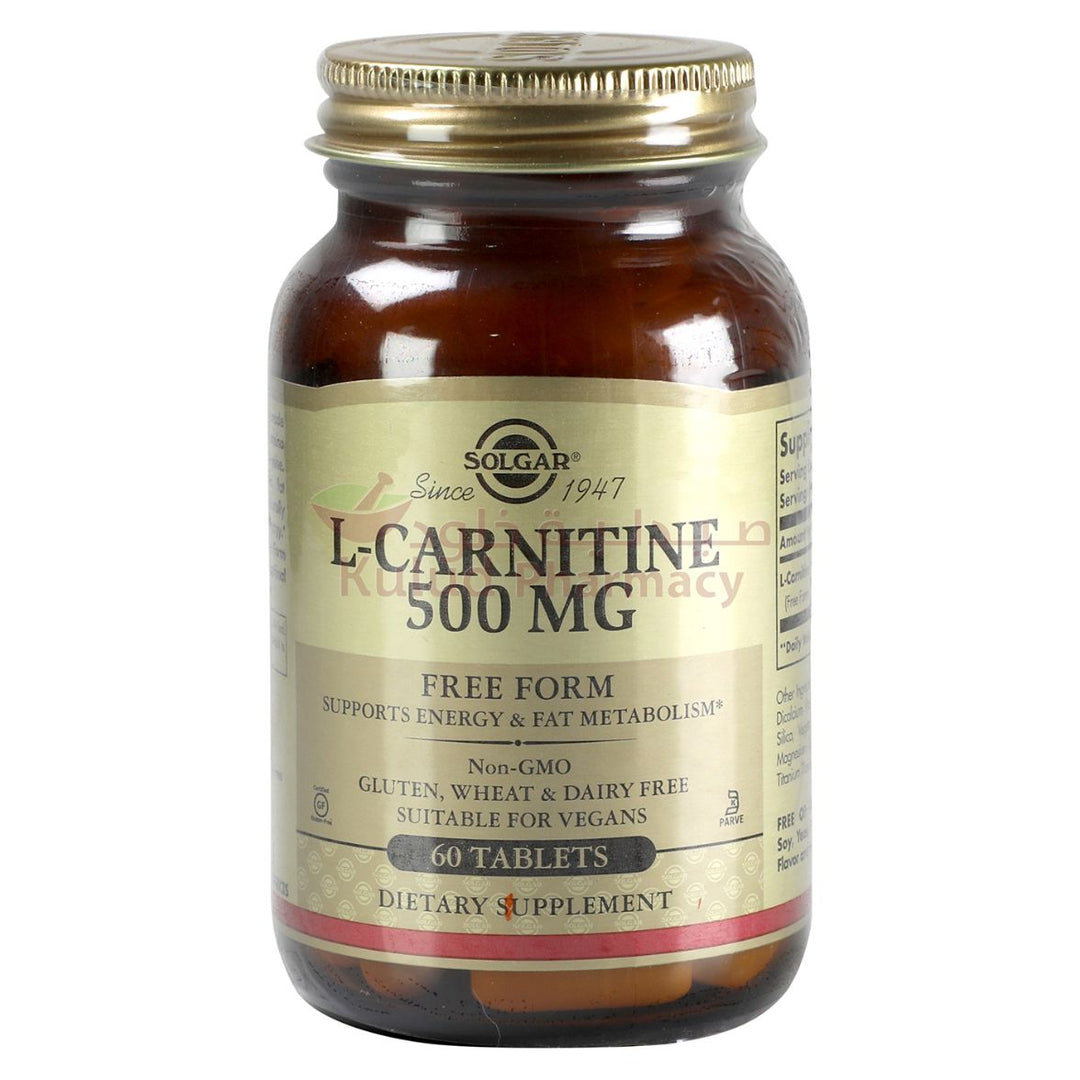 Solgar L-Carnitine Tablet 500 Mg 60 PC | Kulud Pharmacy