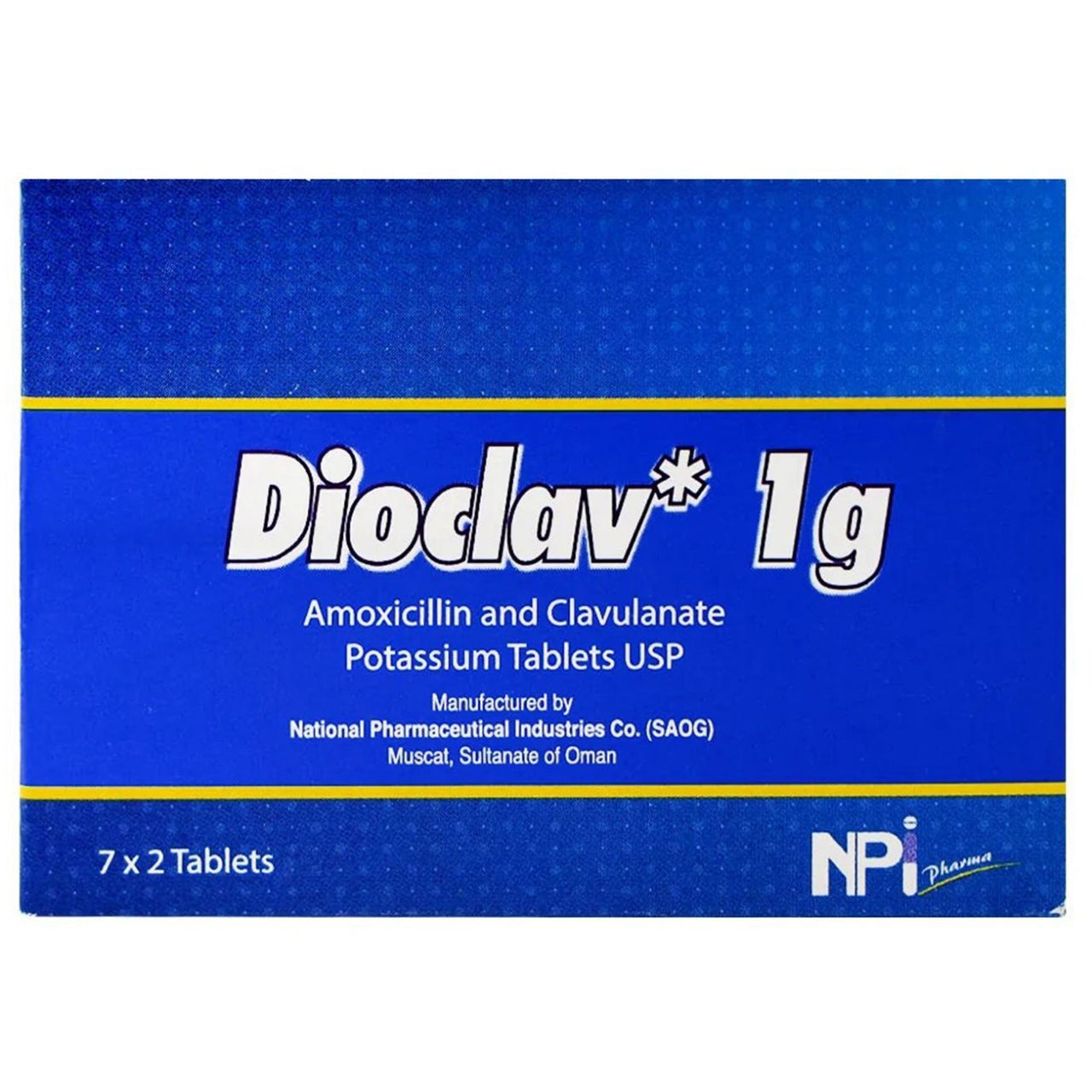 Dioclav Tablet 1000 Mg 14 PC | Kulud Pharmacy