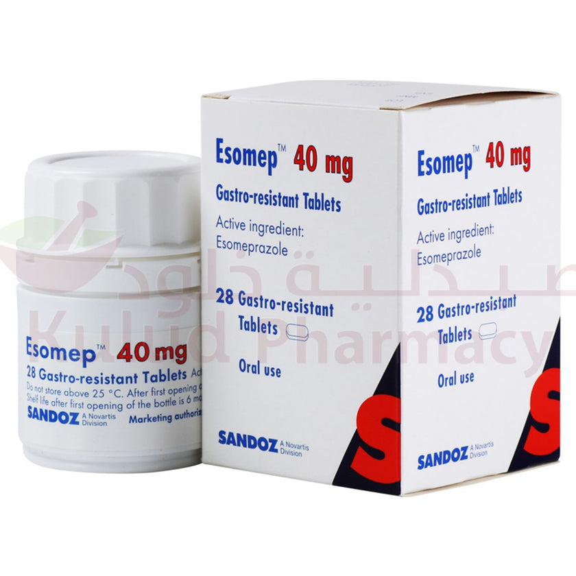 Esomep Gastro-Resistant Tablet 40 Mg 28 PC | Kulud Pharmacy