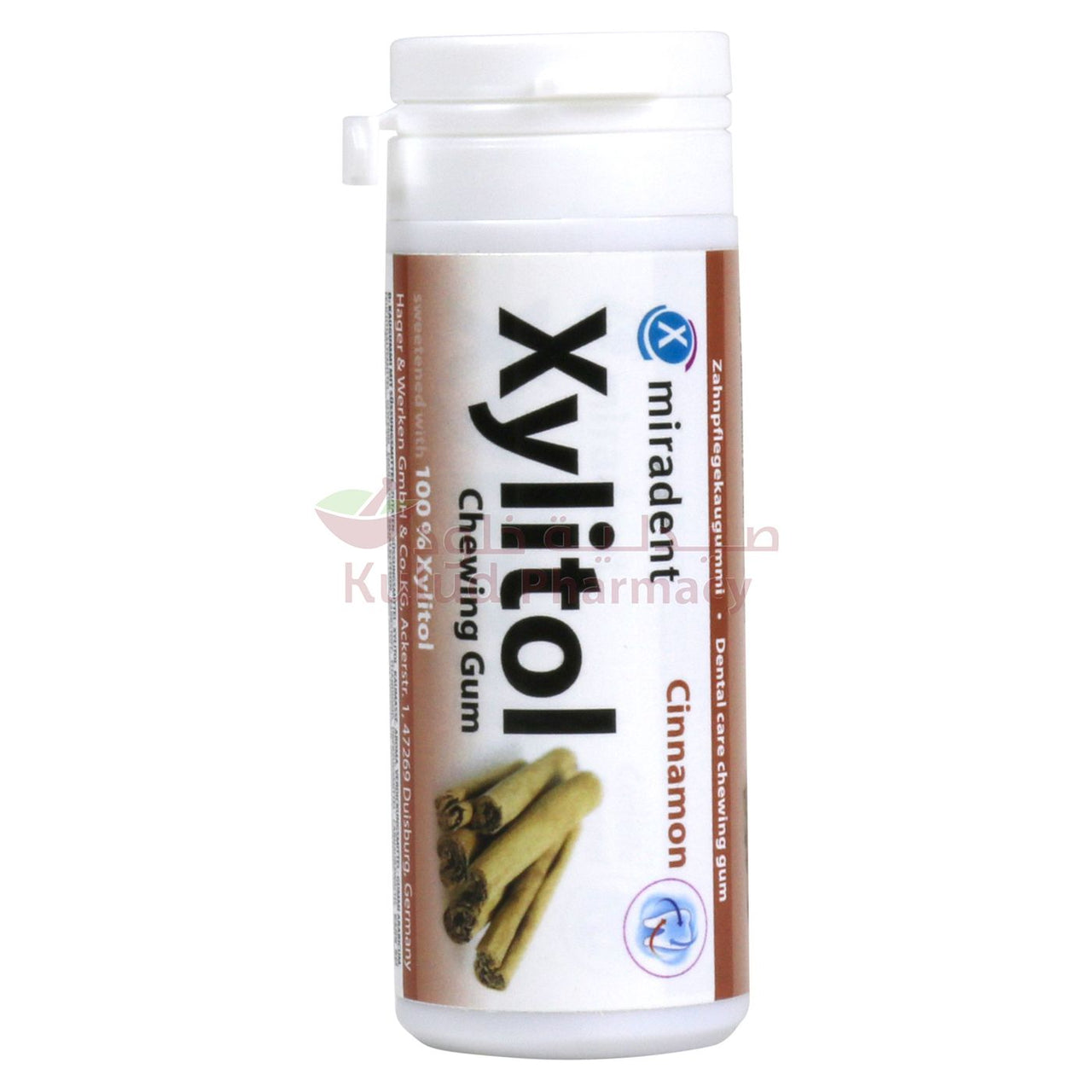 Miradent Xylitol Cinnamon Chewing Gum 30 GM – Kulud Pharmacy