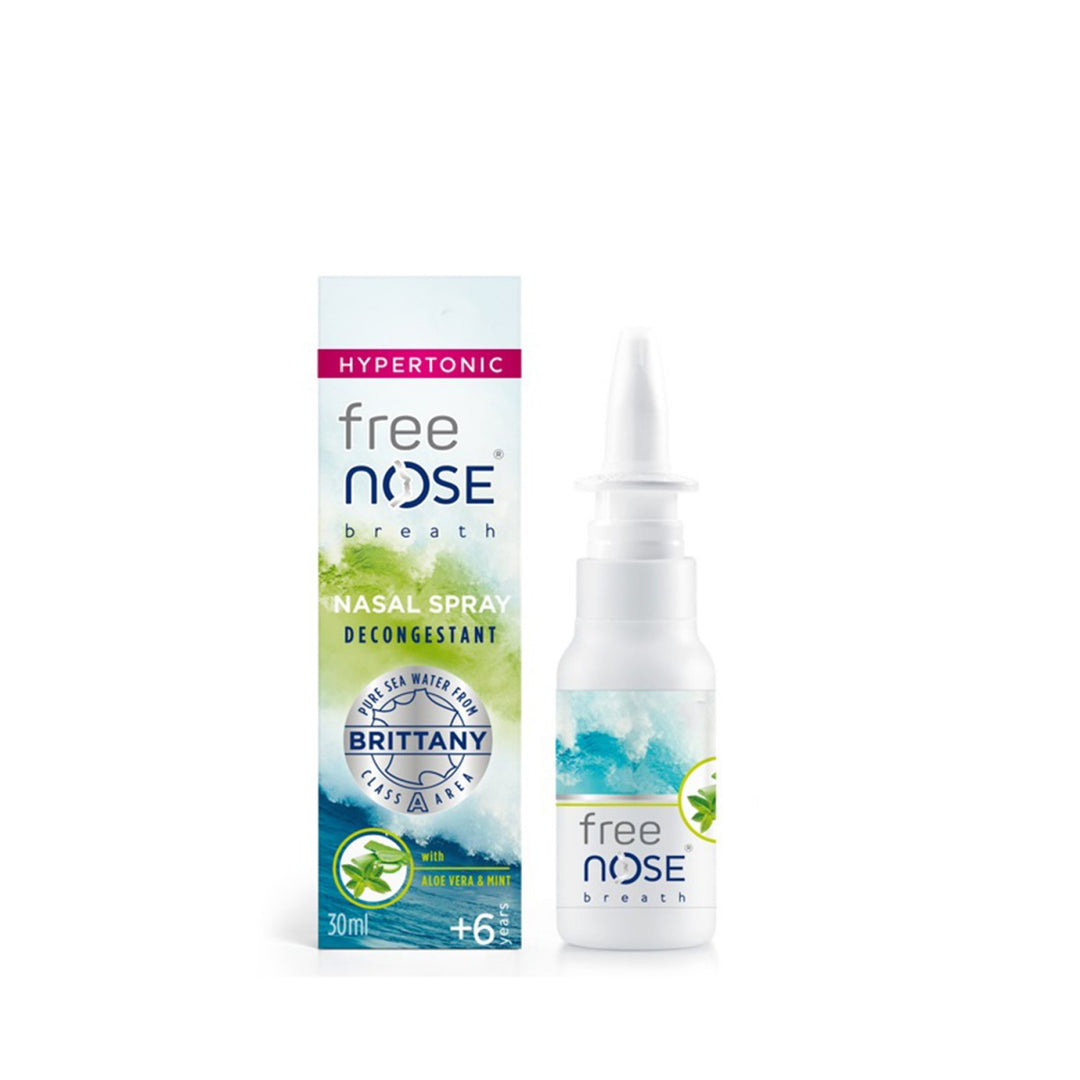 Freenose Hypertonic Nasal Spray Decongestant W/ Aloevera & Mint +6 Yrs ...