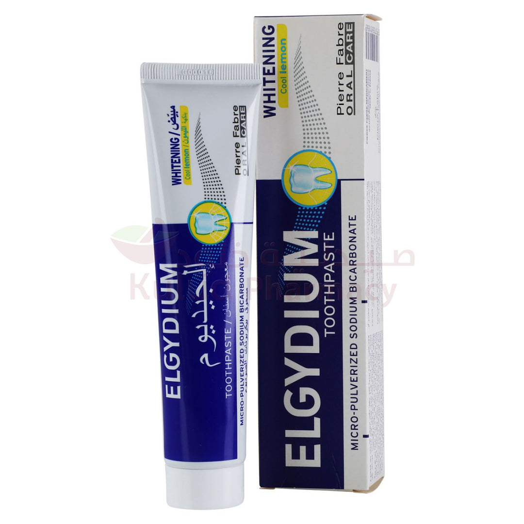 Elgydium Whitening Cool Lemon Toothpaste 75 ML | Kulud Pharmacy
