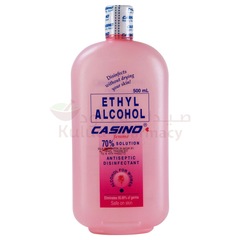 Casino Ethyl Alcohol Femme Cutaneous Liquid 70 % 500 ML | Kulud Pharmacy