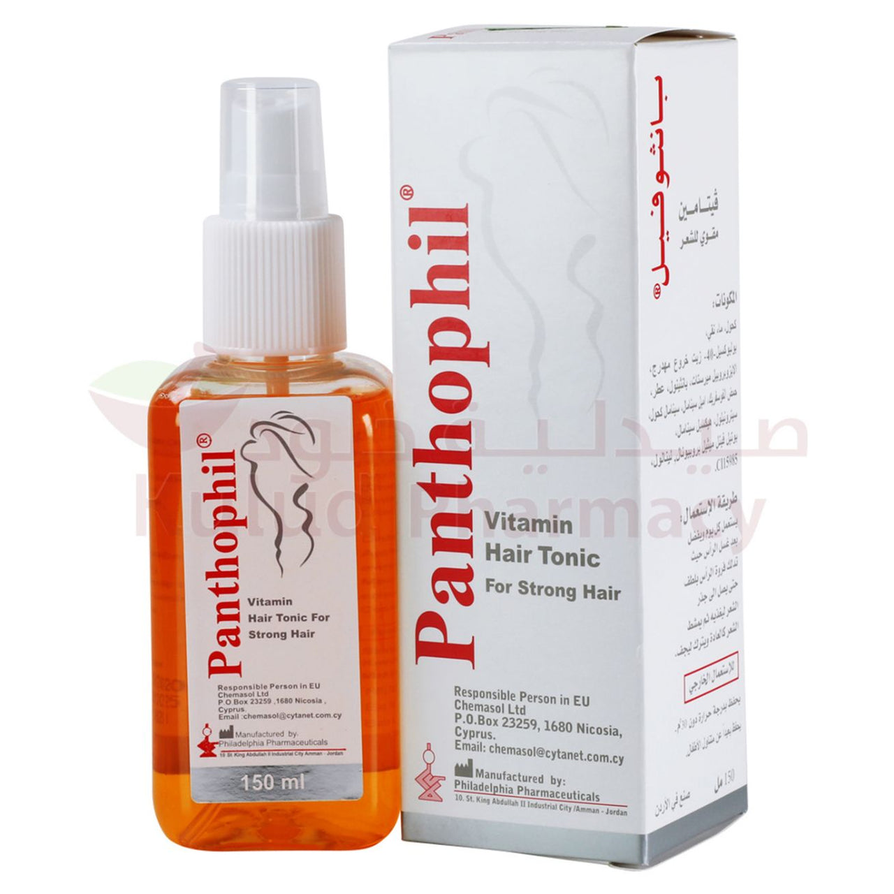 Panthophil Vitamin Hair Tonic 150Ml Hair Oil 150 ML | Kulud Pharmacy