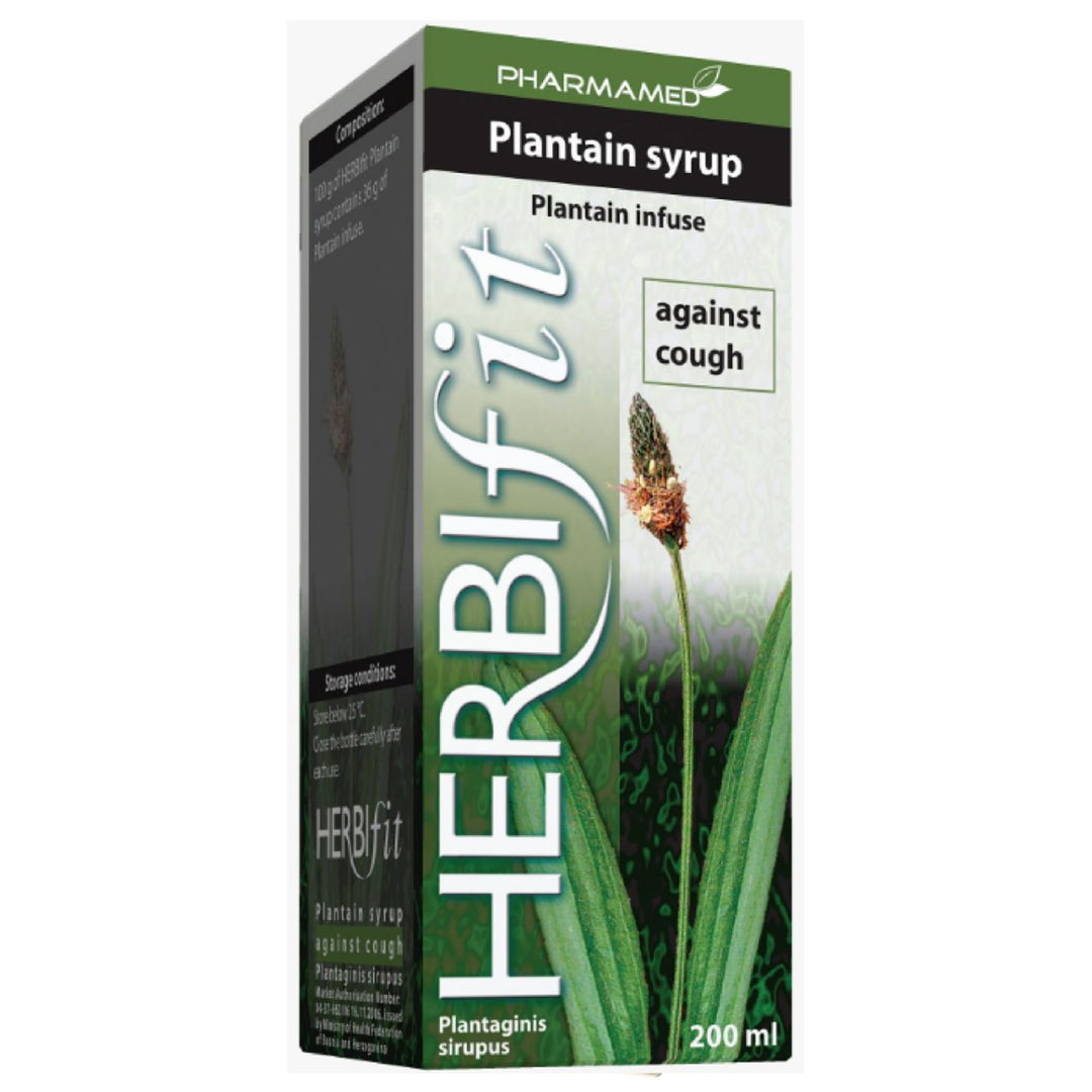 Herbifit Plantain Syrup 36 G 200 ML | Kulud Pharmacy