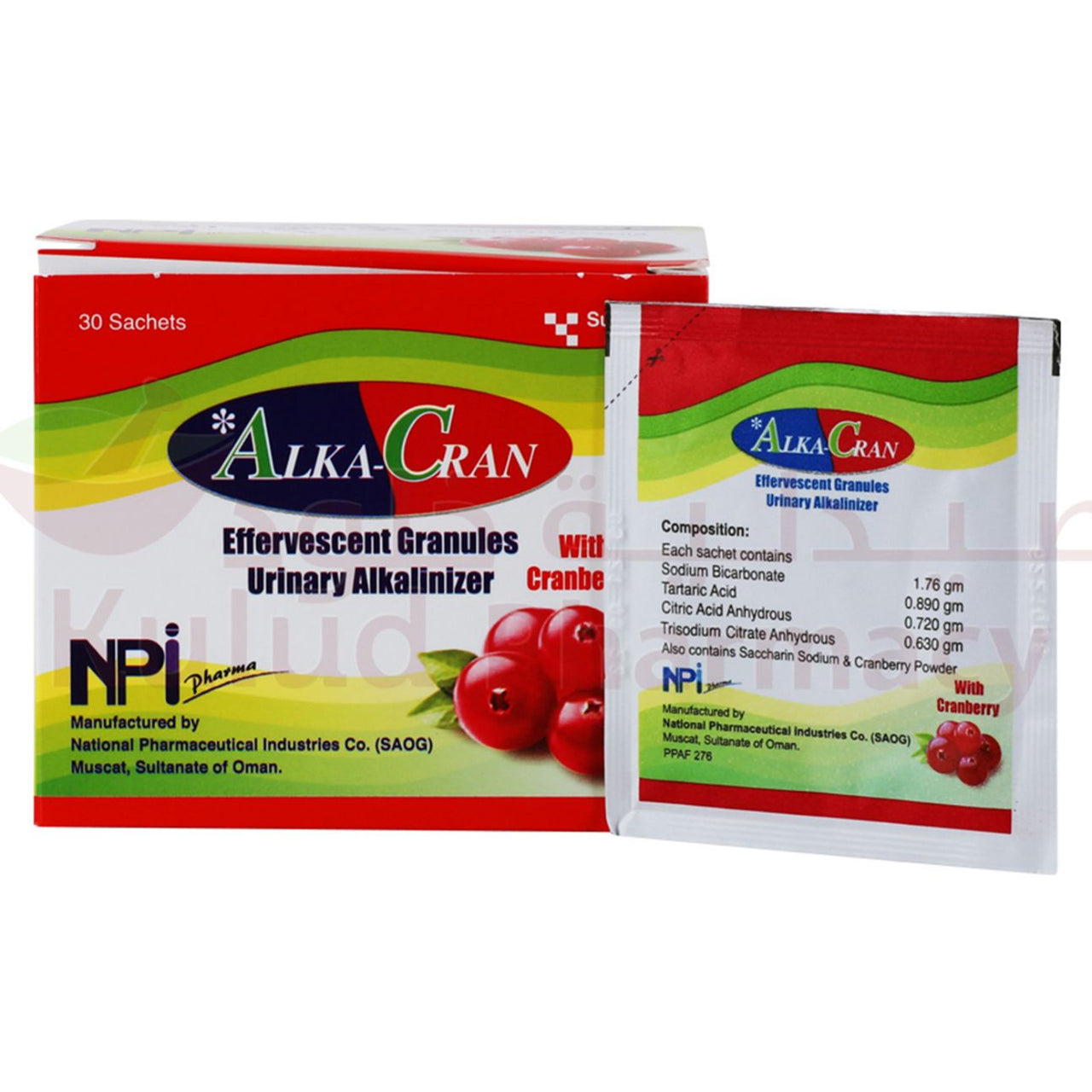 Alka-Cran Powder 30 PC | Kulud Pharmacy