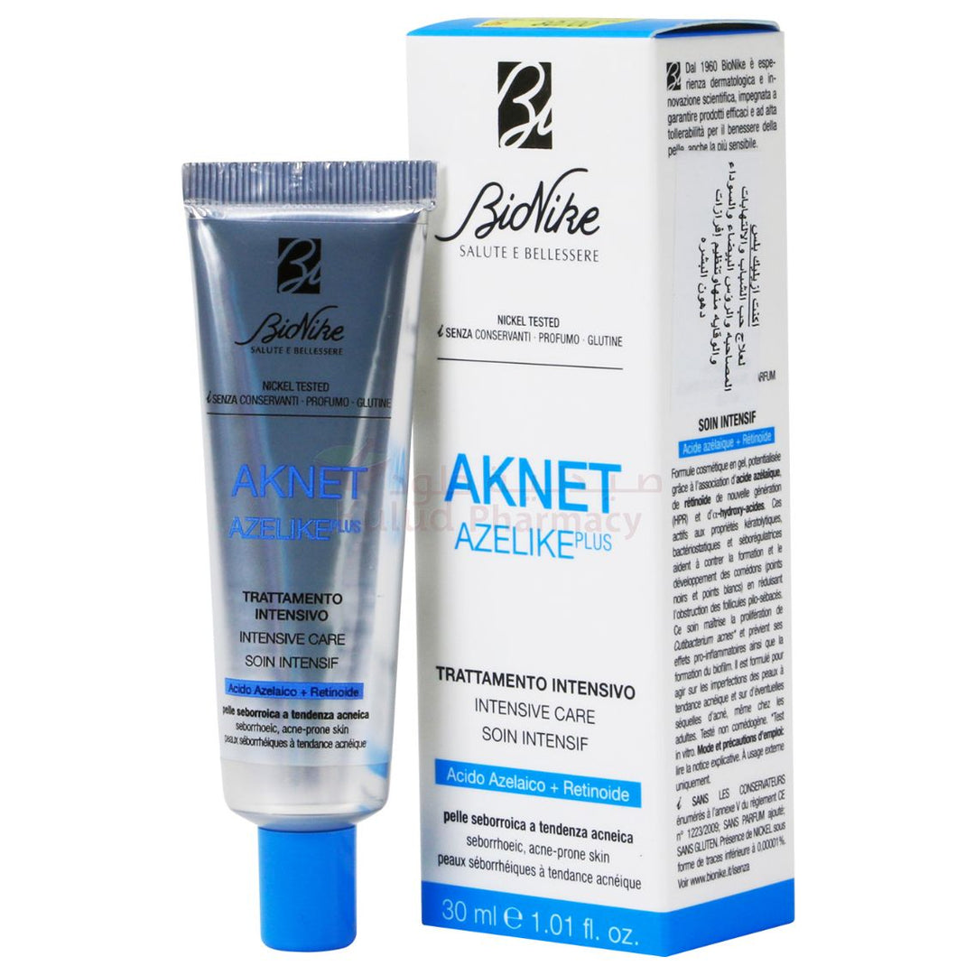Bionike Aknet Azelike Plus Gel 30 ML – Kulud Pharmacy