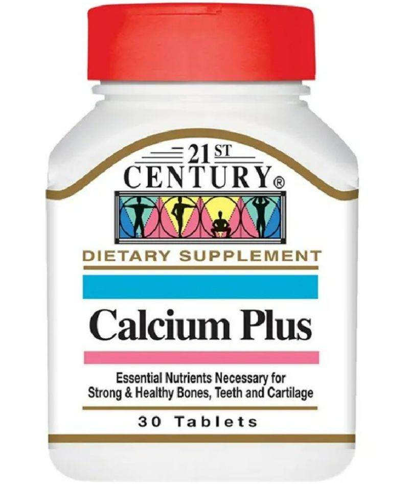 21St Century Calcium Plus Tablet 30 PC | Kulud Pharmacy