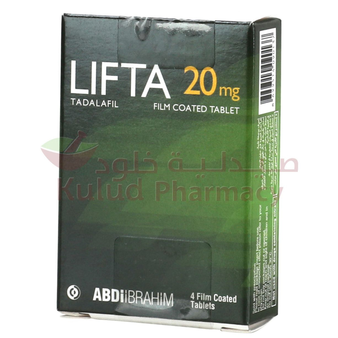 Lifta Tablet 20 Mg 4 PC | Kulud Pharmacy